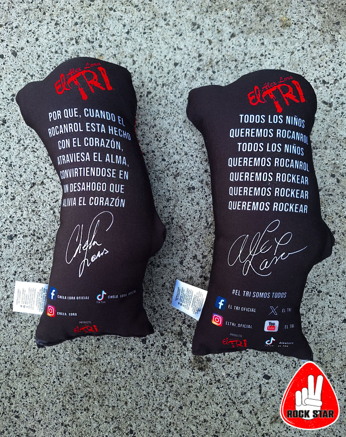 COJINES ALEX Y CHELA GLITERS – Tienda Oficial EL TRI